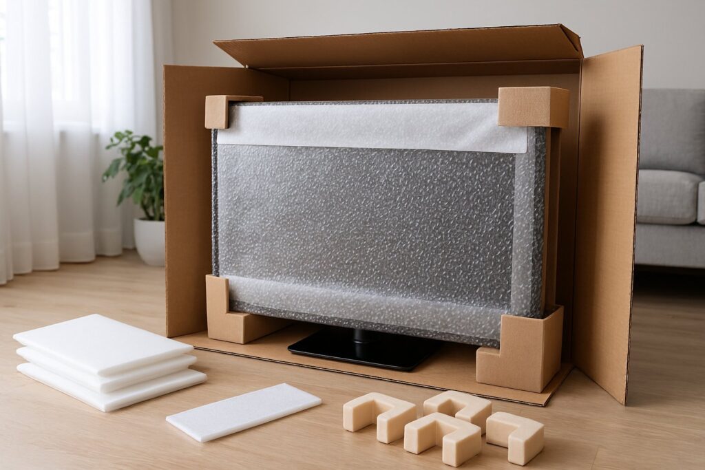Step-by-Step Guide on How to Pack a TV for Moving - Dunmar Moving Systems